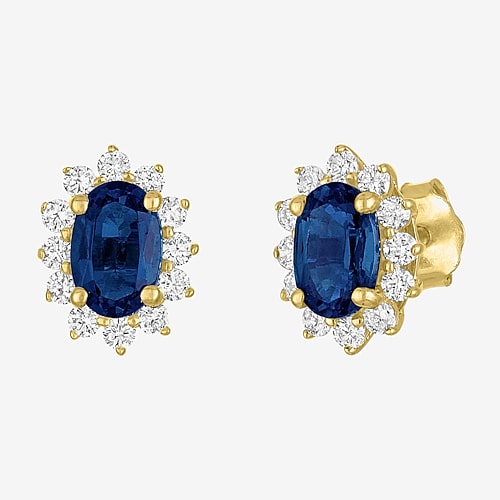 Click here for Lab Created Gemstone & 1/4 CT. T.W. Lab Grown Diam... prices