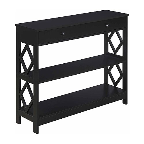 Click here for Convenience Concepts Diamond 1-Drawer Console Tabl... prices