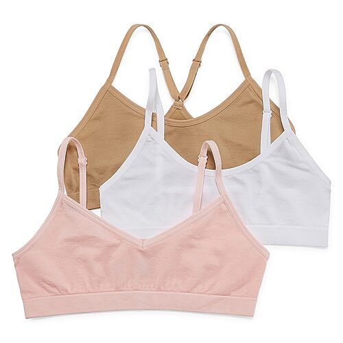 Click here for Maidenform Big Kid Girls Multi-Pack 3-pc. Bralette... prices