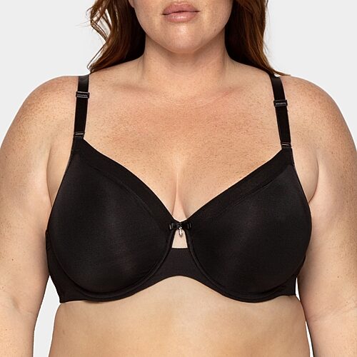 Click here for Curvy Couture Silky Smooth Unlined Underwire Bra -... prices