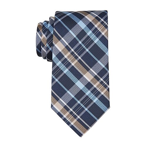 Click here for Stafford Premium Pacific Plaid Tie  One Size  Blue prices