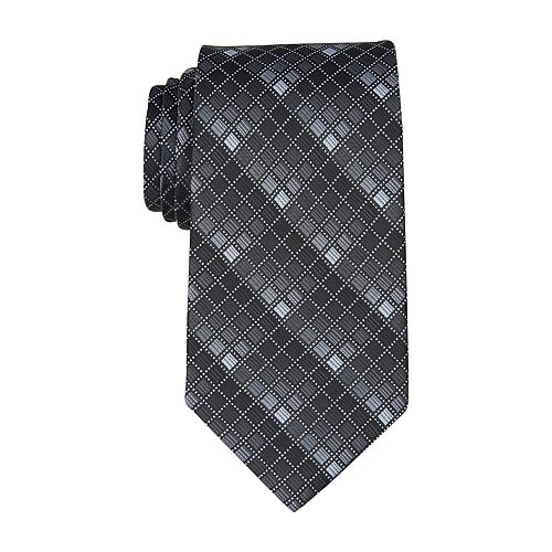 Click here for Stafford Stewart Geo Geometric Tie  One Size  Blac... prices