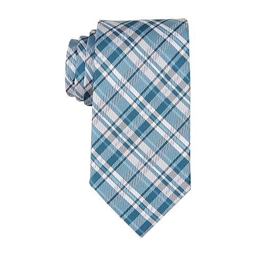 Click here for Stafford Pasion Plaid Tie  One Size  Blue prices