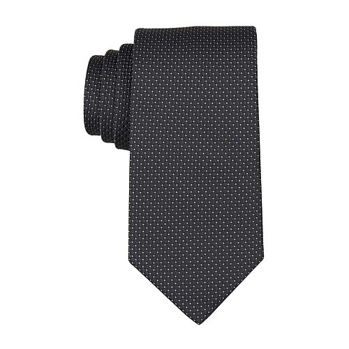 Click here for Stafford Dollar Micro Tonal Tie  One Size  Black prices