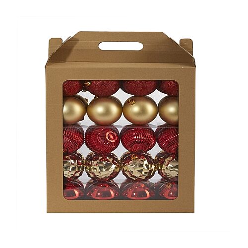 Click here for Nearly Natural Shatterproof Tree Gold Box 40-pc. C... prices