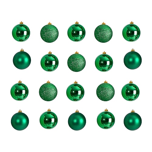 Click here for Nearly Natural 3 Shatterproof Set 20-pc. Christmas... prices