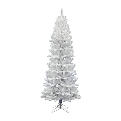 4.5 Unlit White Artificial Christmas Tree  One Size  White