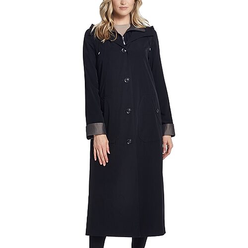 Click here for Gallery Womens Water Resistant Midweight Raincoat... prices