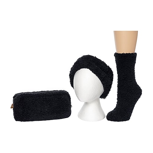 Click here for Bearpaw Super Plush Gift Set Womens 3-pc. Crew Soc... prices