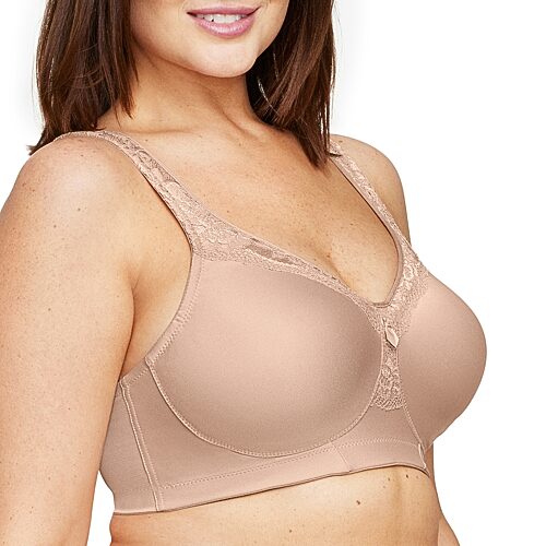 Click here for Glamorise MagicLift Seamless Bra- 1007  Ddd  Beige prices
