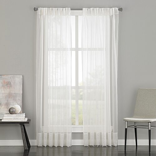 Click here for CHF Soho Pinch Pleat Sheer Single Curtain Panel  O... prices