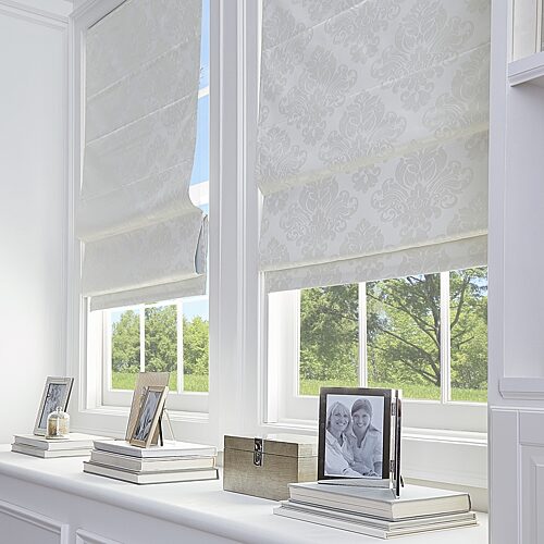 Click here for CHF Damask Cordless Room Darkening Roman Shade  On... prices