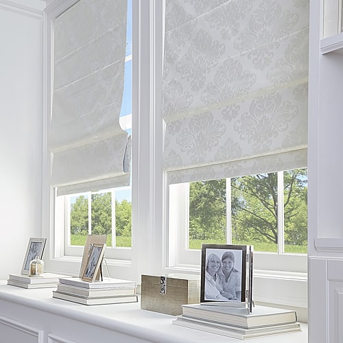 Click here for CHF Damask Cordless Room Darkening Roman Shade  On... prices