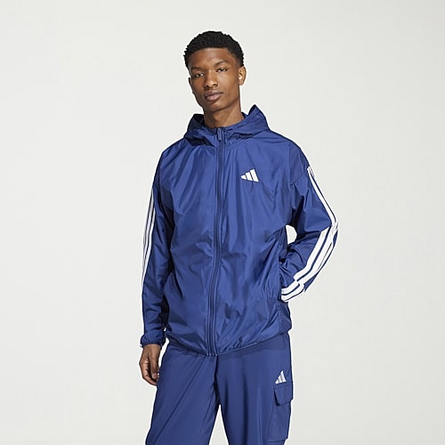 Click here for adidas Mens Essential Three-Stripes Woven Windbrea... prices