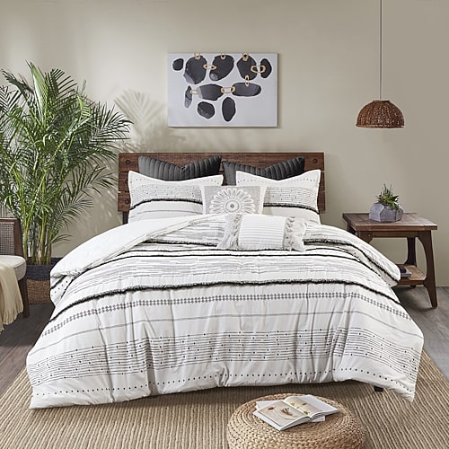 Inkivy Nea Boho Stripe Comforter Sets