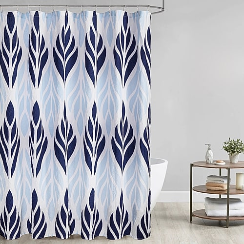 Click here for Awesome Home Leaf Medallion Recycled Shower Curtai... prices