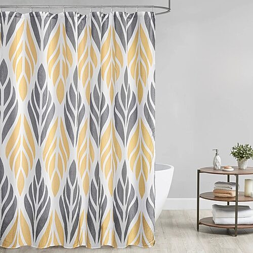 Click here for Awesome Home Leaf Medallion Recycled Shower Curtai... prices