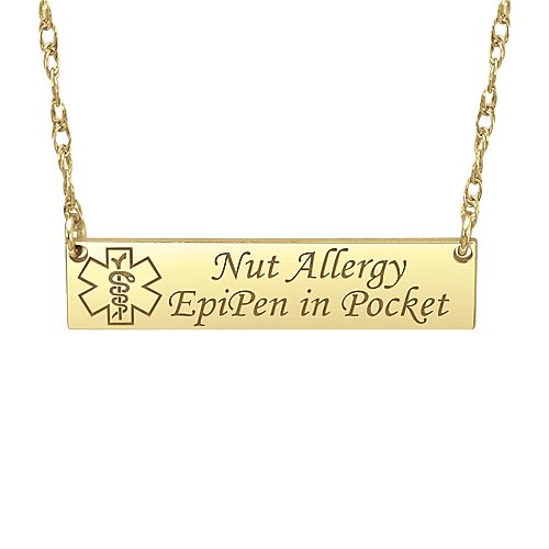 Click here for Womens Personalized Gold Pendant Necklace  One Siz... prices