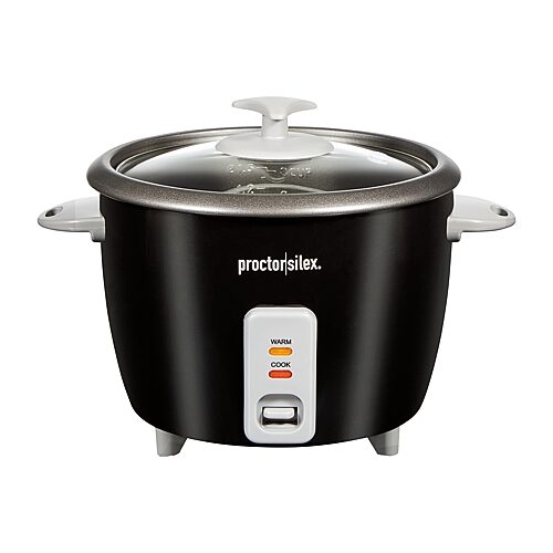 Proctor Silex 16 Cup Rice Cooker and Steamer - 37527 - Black