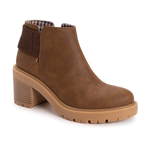 Click here for Muk Luks Womens Lucy Lula Boot - Tan burnished prices