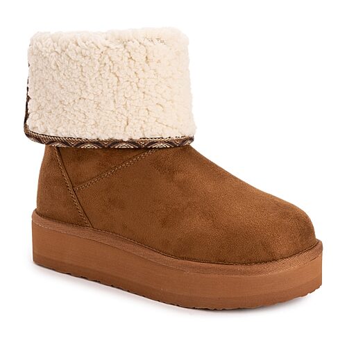 Click here for Muk Luks Womens Amelia Flat Heel Winter Boots  6 M... prices