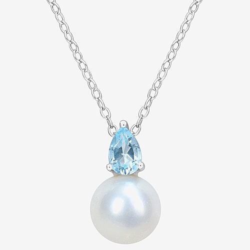Click here for Womens White Cultured Freshwater Pearl & Gemstone... prices