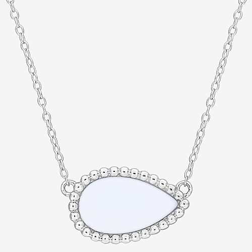 Click here for Womens Genuine Gemstone Sterling Silver Pear Penda... prices