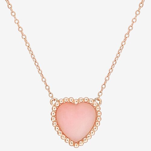 Click here for Womens Genuine Gemstone Sterling Silver Heart Pend... prices