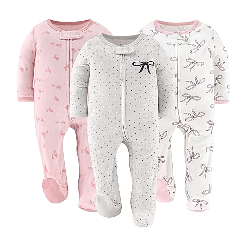 Click here for The Peanutshell Balletcore Baby Girls 3-pc. Bows S... prices