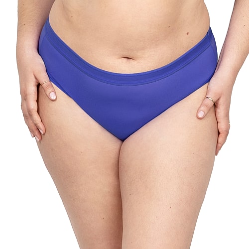 Click here for Curvy Couture Sheer Mesh High Cut Brief-1313  X-la... prices