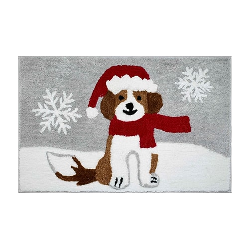 Click here for Avanti Puppy Santa Bath Rug  One Size  Gray prices