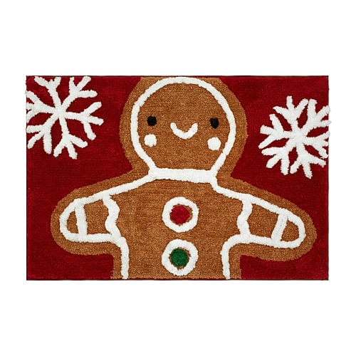 Click here for Avanti Gingerbread Man Bath Rug  One Size  Red prices