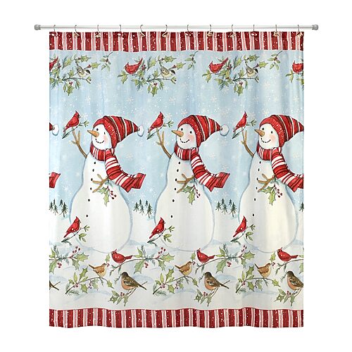 Click here for Avanti Holiday Cheer Polyester Shower Curtain  72... prices