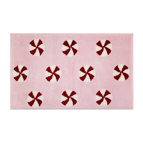 Click here for Avanti Peppermint Candy Polyester Bath Rug  20 x 3... prices