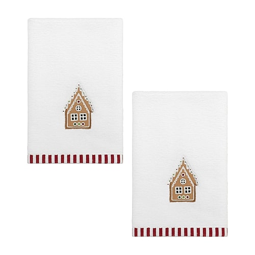Avanti Gingerbread Man 2pc. Bath Towel Collection