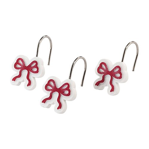Click here for Avanti Christmas Bows Shower Curtain Hooks  One Si... prices