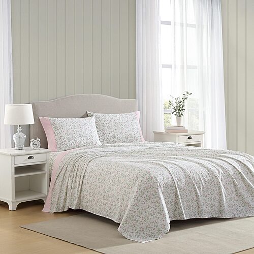 Click here for Laura Ashley(R) Bonnie Cotton Percale Sheet Set prices