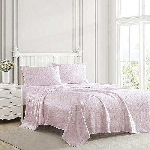 Laura Ashley(R) Bow Ribbon Sheet Set