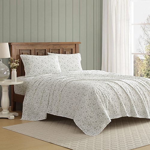 Click here for Laura Ashley Cotton Percale 4-Pc. Sheet Set  Queen... prices