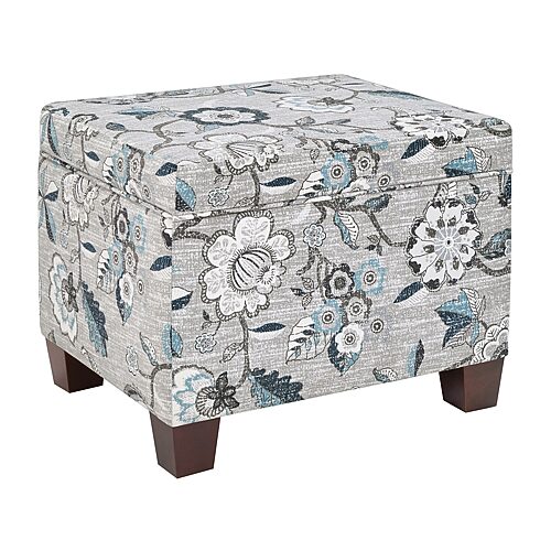 Click here for Madisson Cushioned Storage Ottoman  One Size  Gray prices