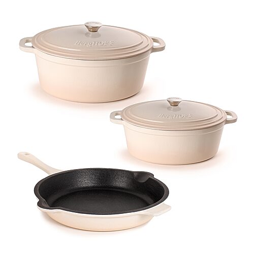 Click here for BergHOFF Neo 5pc Cast Iron Oval Dutch Oven Set wit... prices