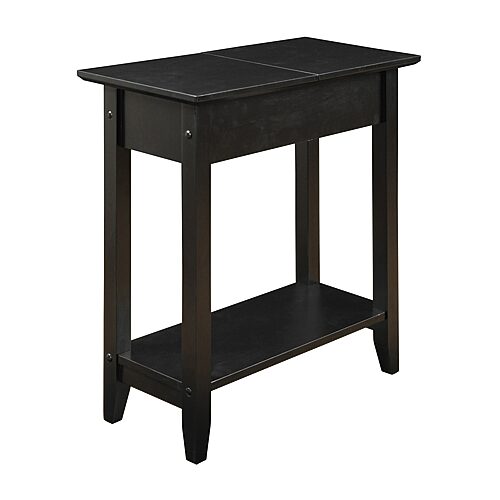 Click here for American Heritage Flip-Top Chairside Table  One Si... prices