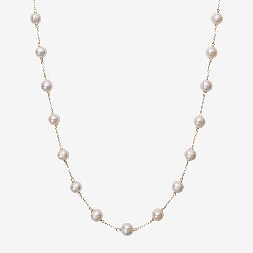 Click here for Womens Cultured Freshwater Pearl 10K Yellow Gold S... prices