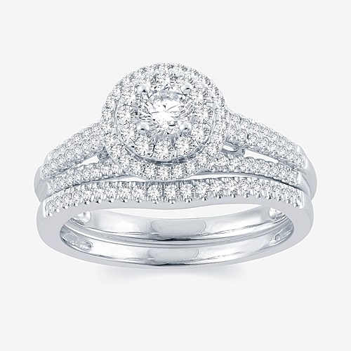 Click here for Signature By Modern Bride Womens 3/4 CT. T.W. Natu... prices