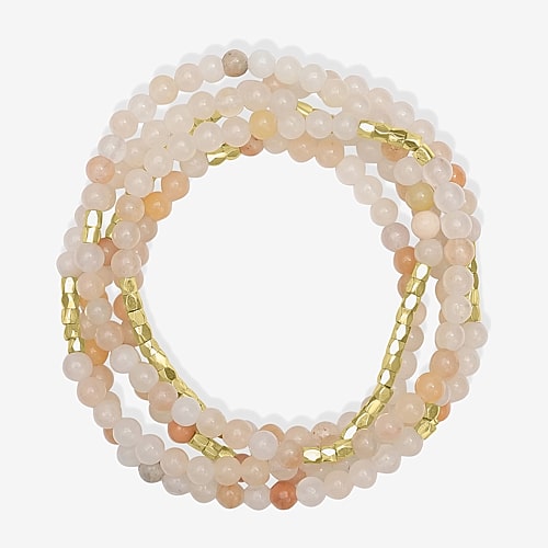 Click here for Silver Reflections Convertible Genuine Stone Beade... prices