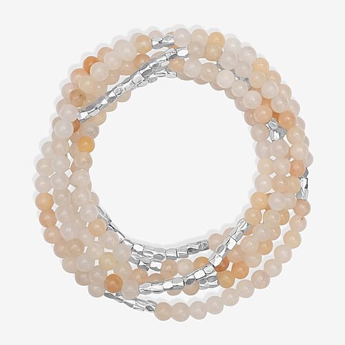 Click here for Silver Reflections Convertible Genuine Stone Beade... prices