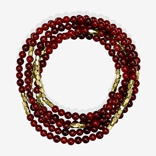 Click here for Silver Reflections Convertible Genuine Stone Beade... prices
