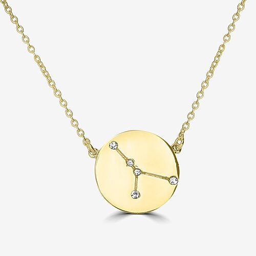 Click here for Sparkle Allure Zodiac Coin Womens Crystal 14K Gold... prices