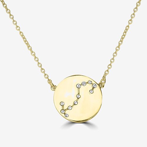 Click here for Sparkle Allure Zodiac Coin Womens Crystal 14K Gold... prices