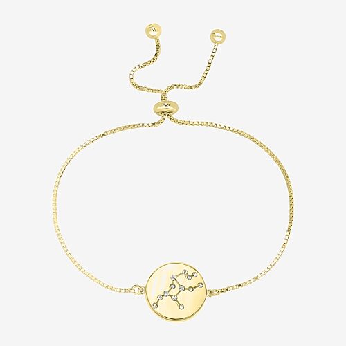 Click here for Sparkle Allure Zodiac Coin Womens Crystal 14K Gold... prices